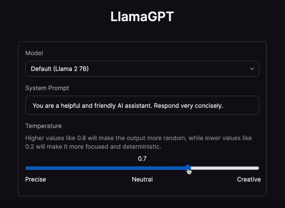 Privacy-first AI ChatBot Based On Llama 2 - LlamaGPT