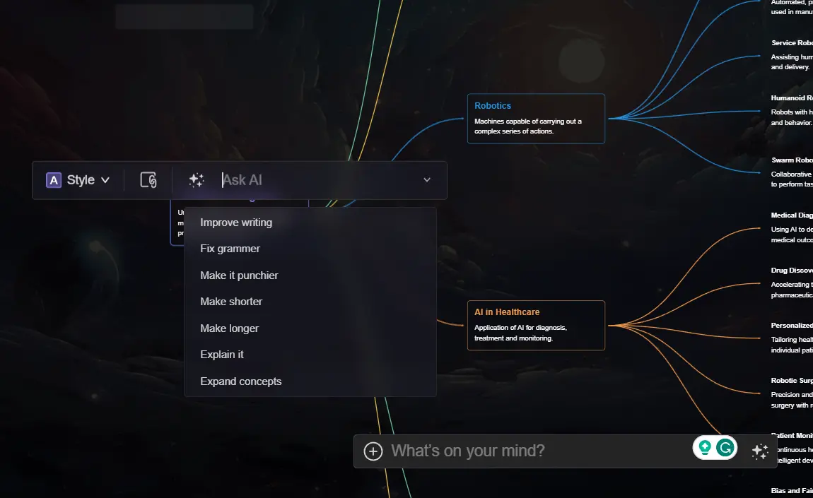 A Free AI Mindmap Generator To Visualize Your Thoughts Effortlessly