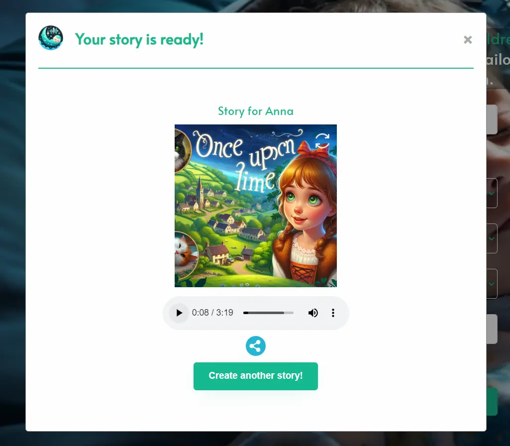 Generate Free Bedtime Story Audiobooks For Kids - Dreamgenius