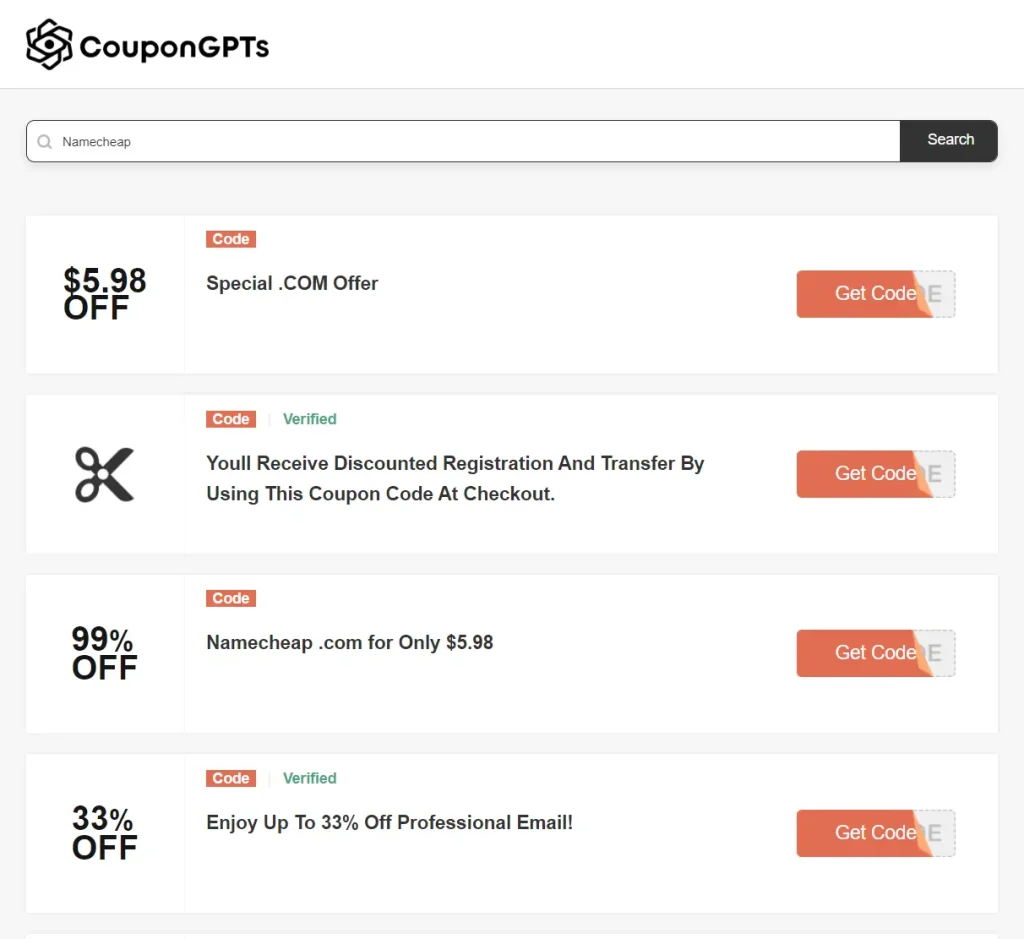 AI-Powered Coupon Finder - CouponGPTs