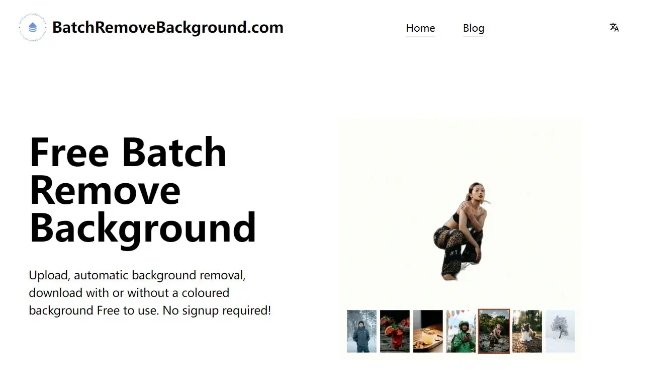 Bulk Remove Backgrounds From Images With AI - batchRemoveBackground