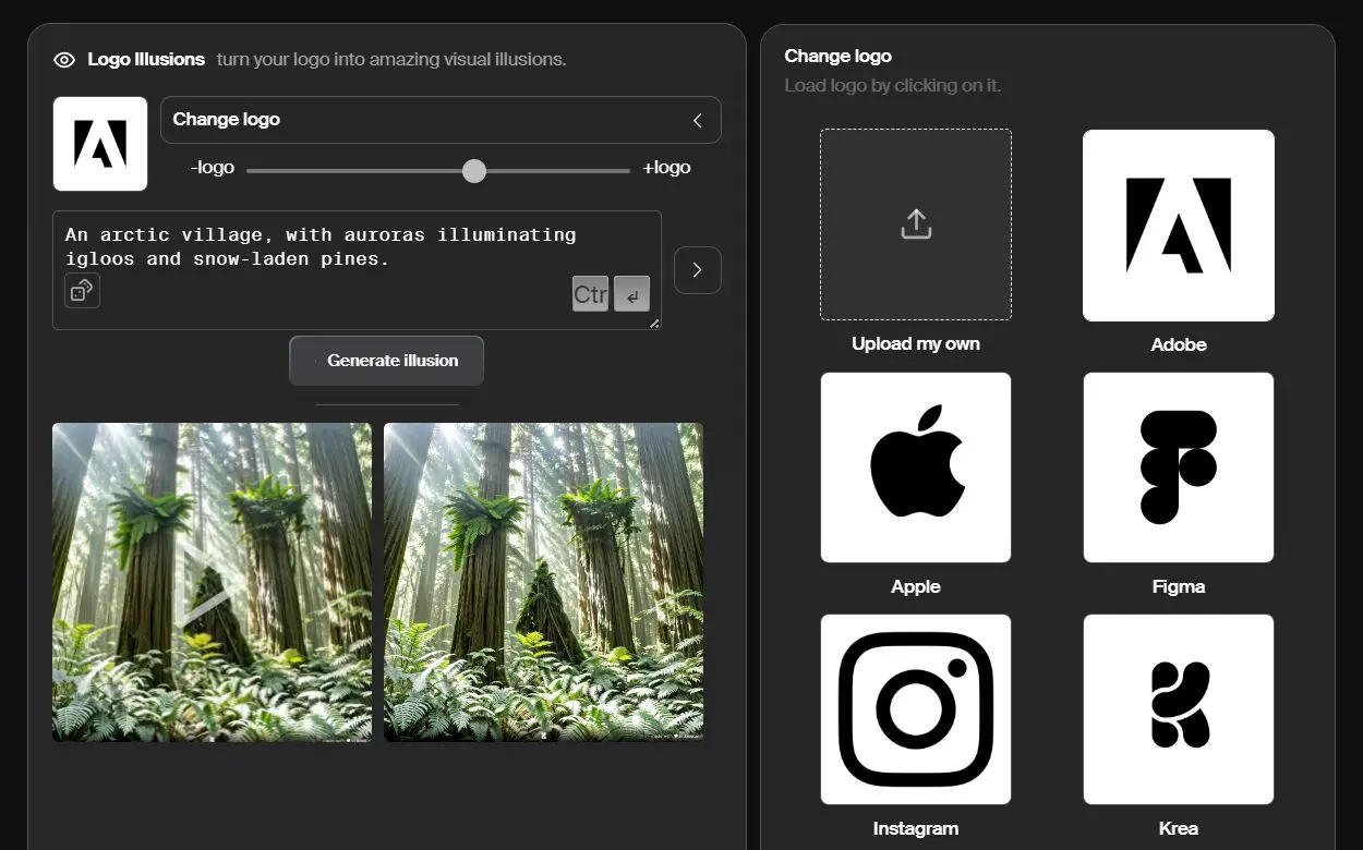 Transform Logos into Visual Wonders with Logo Illusions Free AI Tool