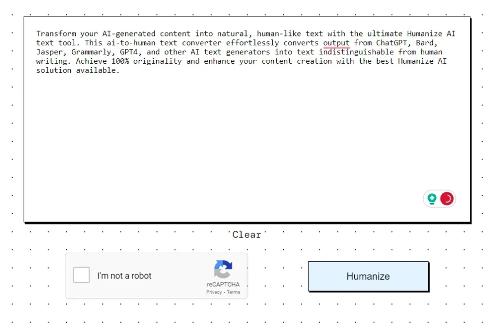 Convert AI-written Text Into Authentic, Original Content - Humanize