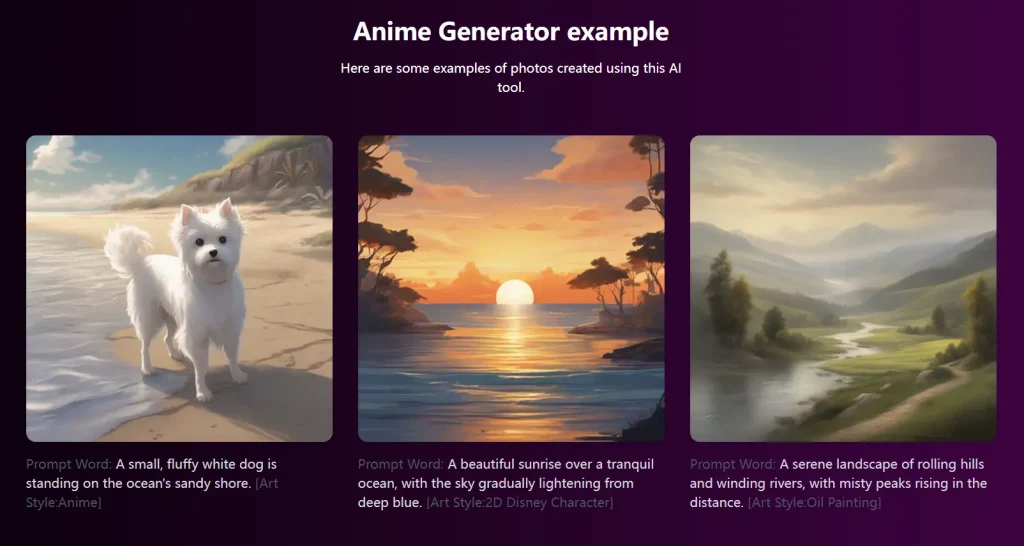 Turn Photos & Text Descriptions into Anime Art with animeBuilder AI