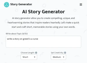 Free & Fast AI Short Story Generator