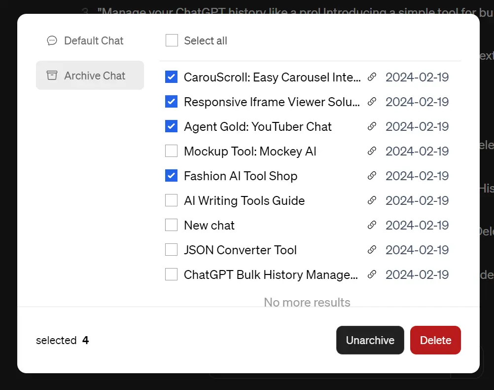 Too Many ChatGPT Chats? Use This Chrome Extension to Bulk Delete And ...
