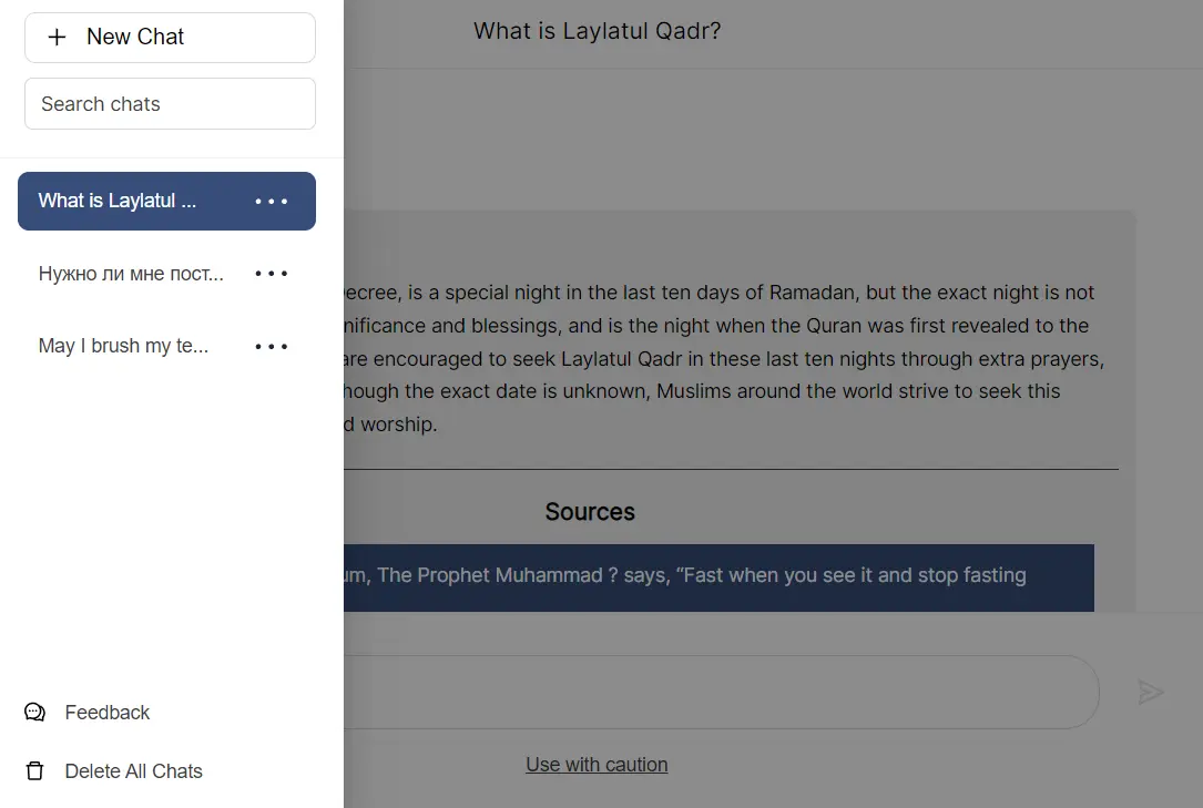 Ask Anything About Islam: Aalim Chat, Your AI Scholar