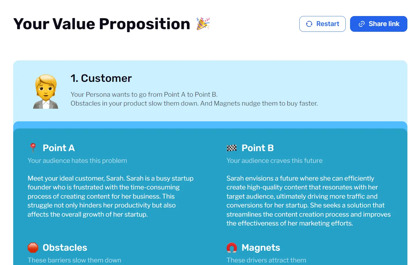 Turn Your Idea into Profit With The Free AI Value Proposition Generator