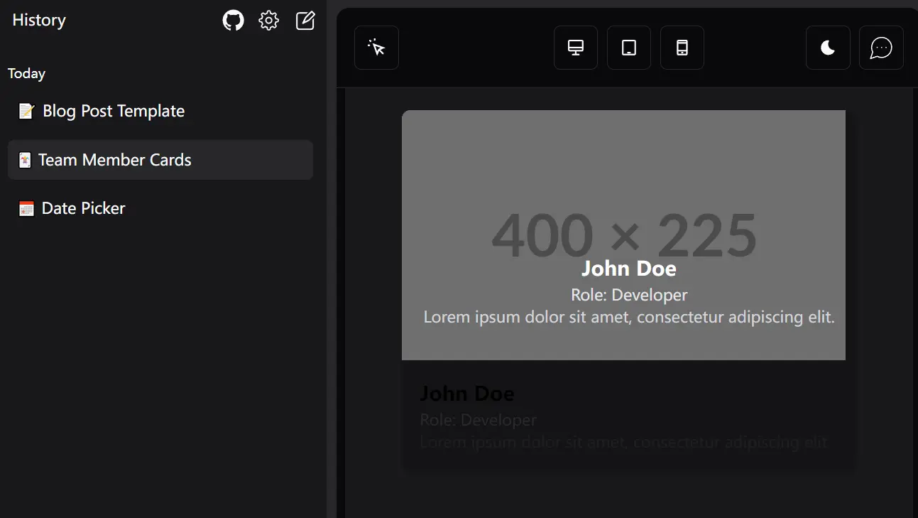 Generate UI Components From Sketches Or Descriptions Using AI - OpenUI