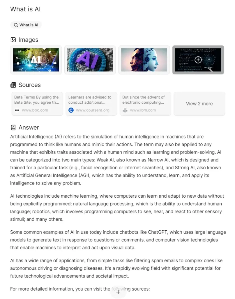 Open-source AI Answer Engine -Morphic