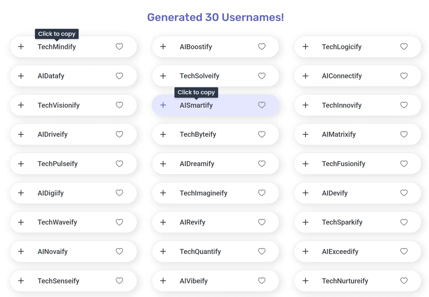 Free AI Username & Business Name Generator - Fast, Unique, Personalized