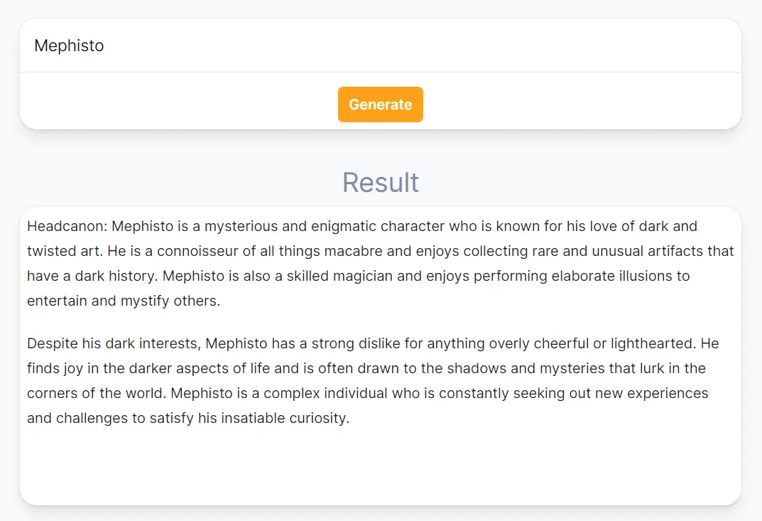 Free AI Headcanon Generator: Create Unique Character Stories