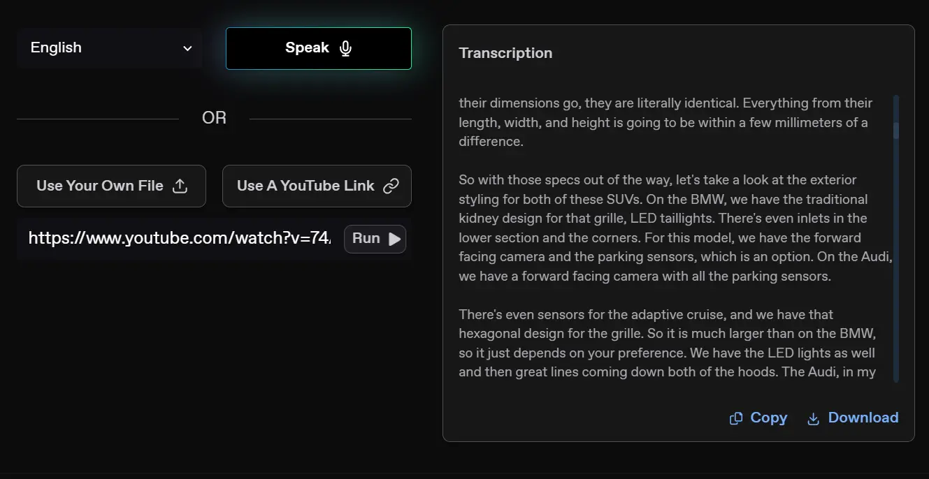 Free AI Transcription: Convert Audio & Youtube Videos Into Text With Deepgram