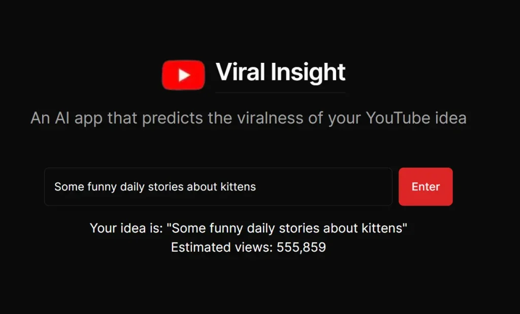 Predict Your YouTube Views With Free AI - Viral Insight