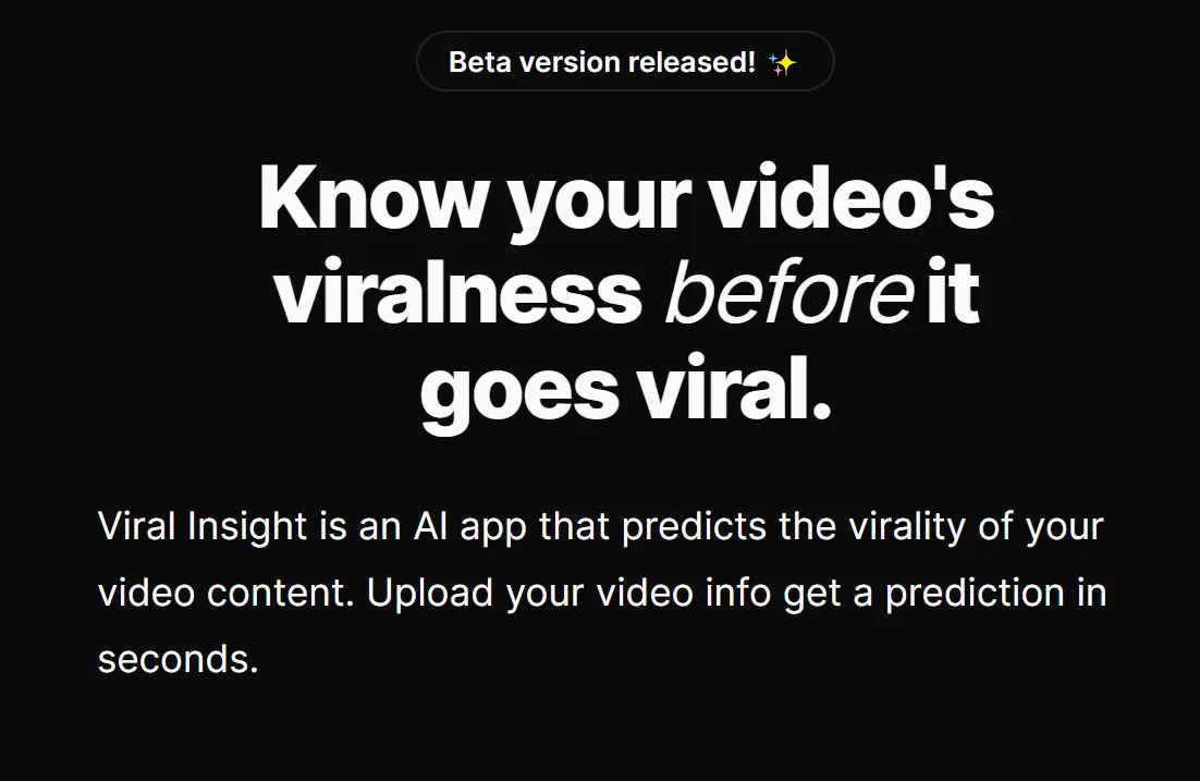 Predict Your YouTube Views With Free AI - Viral Insight
