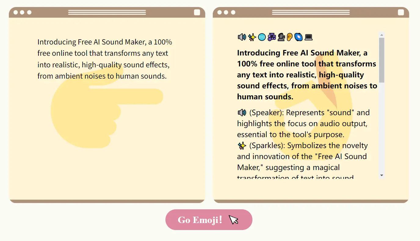 Turn Your Text Into Expressive Emojis - AI Emoji Translator