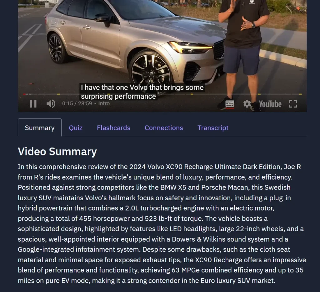 Turn YouTube Videos into Learning Materials - Aster Lab AI
