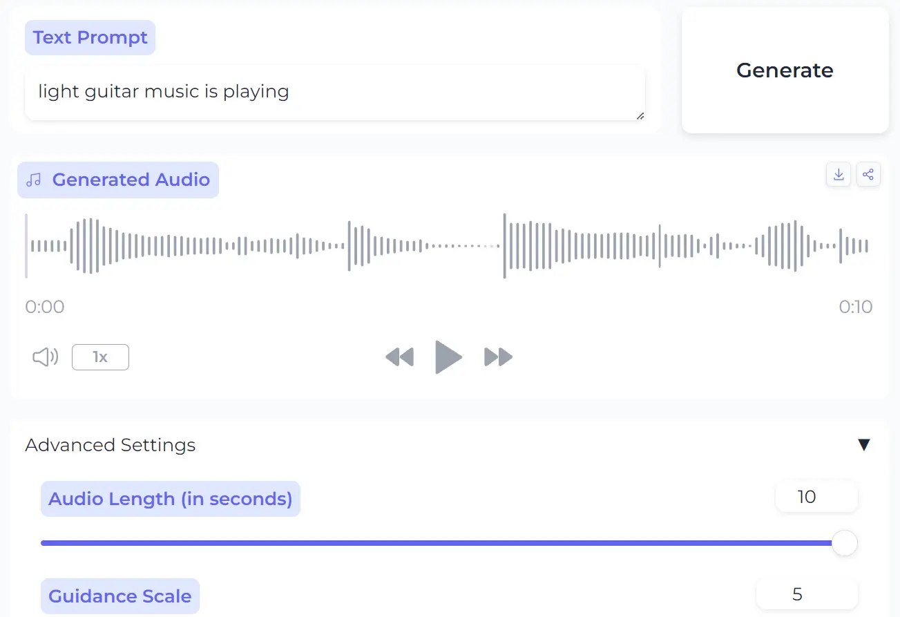 Generate High-quality Audio From Text For Free With EzAudio AI