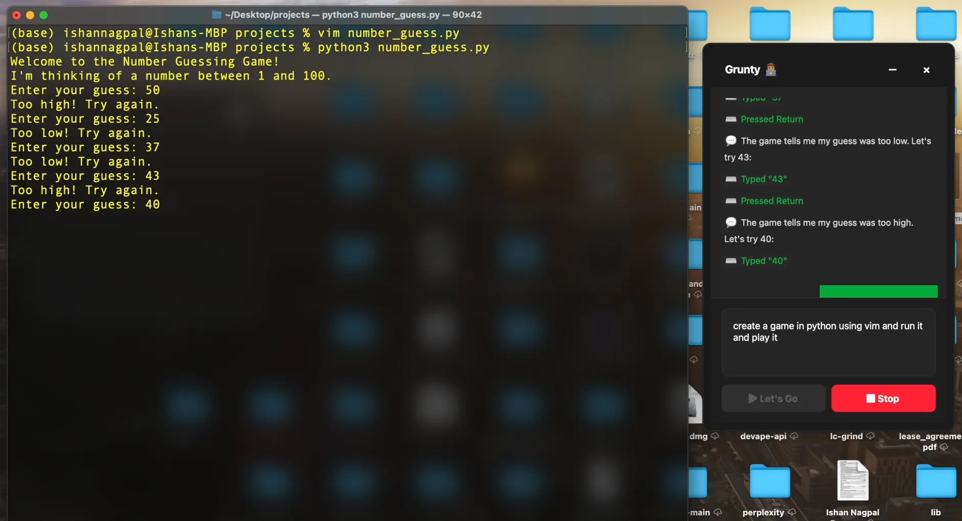 AI-Powered Desktop Automation With Claude Computer Use - Grunty