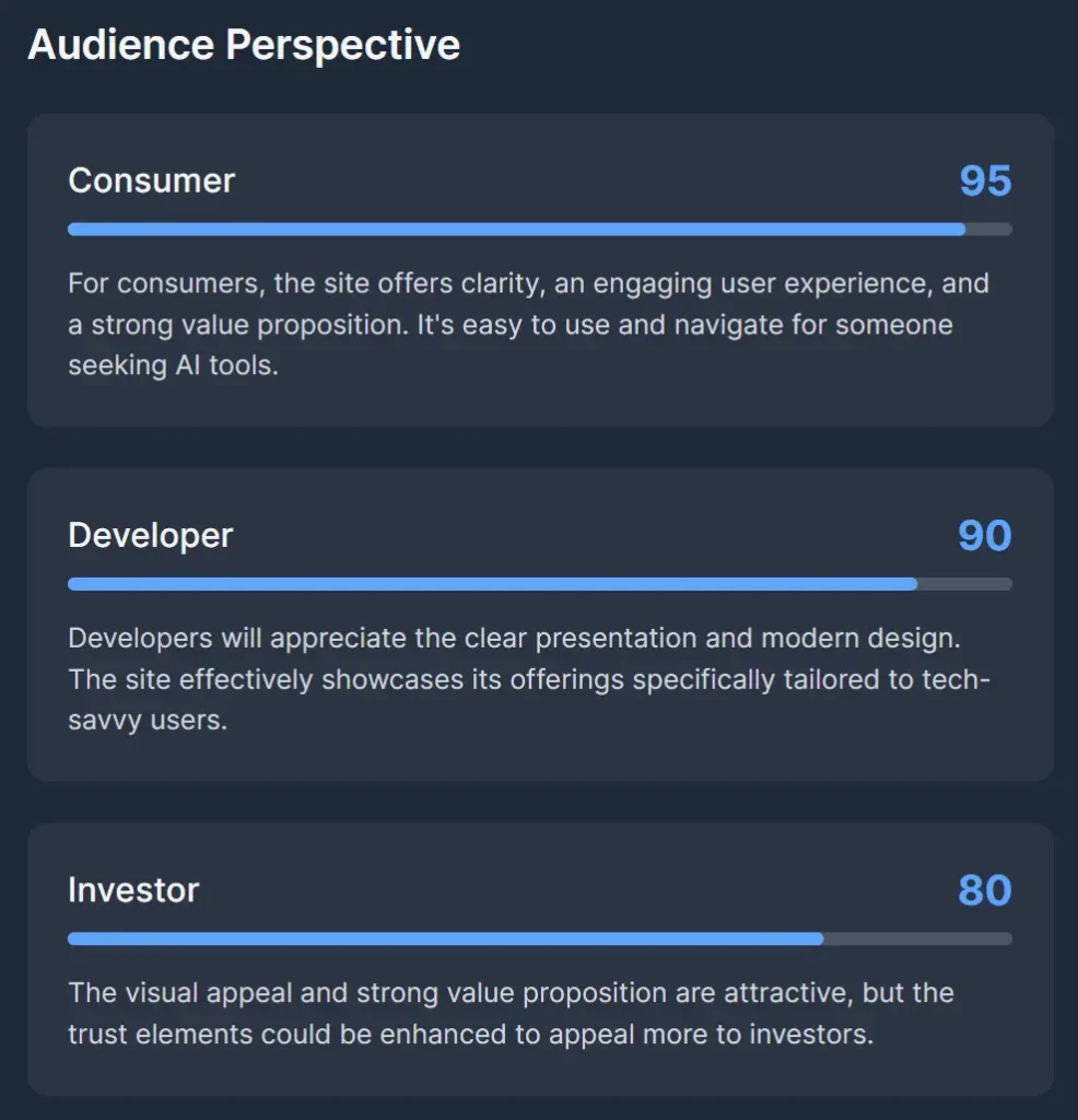 Free AI Website Analysis: Enhance UX & Design - RateMySite