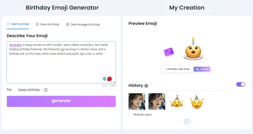 Create Custom Emojis from Text and Images Free - AIEmojify