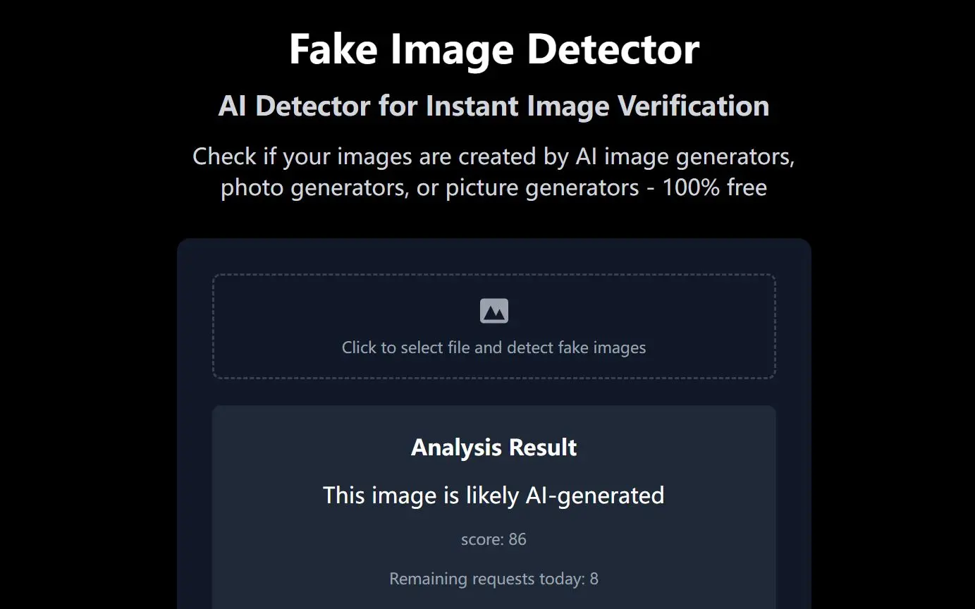 100% Free AI Deepfake Image Detector - Wedetect