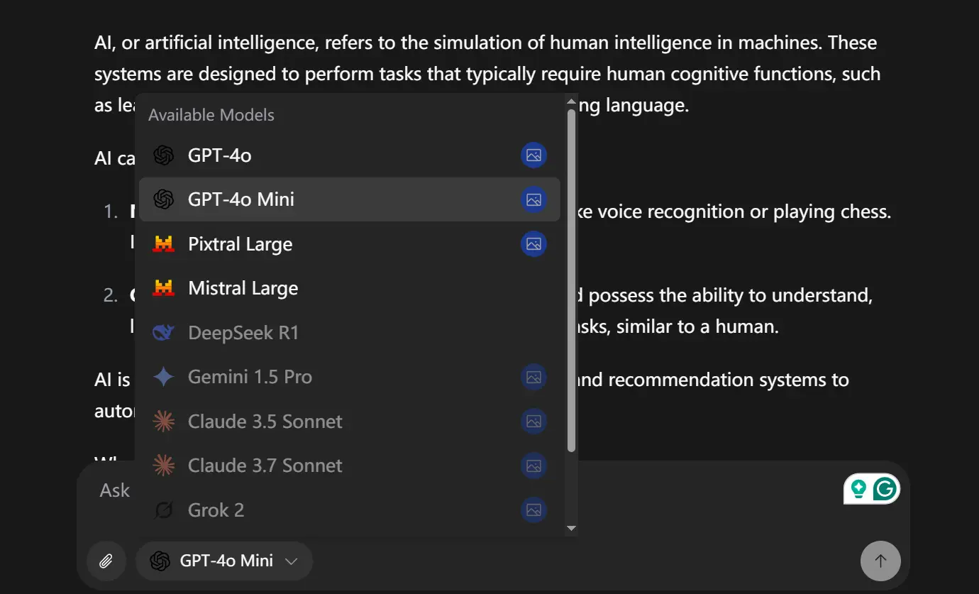 Free Open-Source AI Chat App with Multi-Model Support - Zola Chat