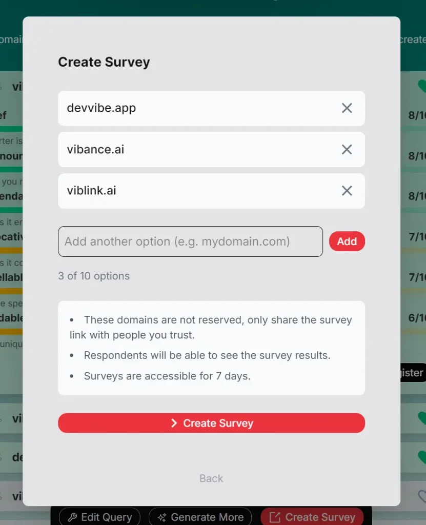 Free AI Domain Generator with Smart Scoring - Domain Finder