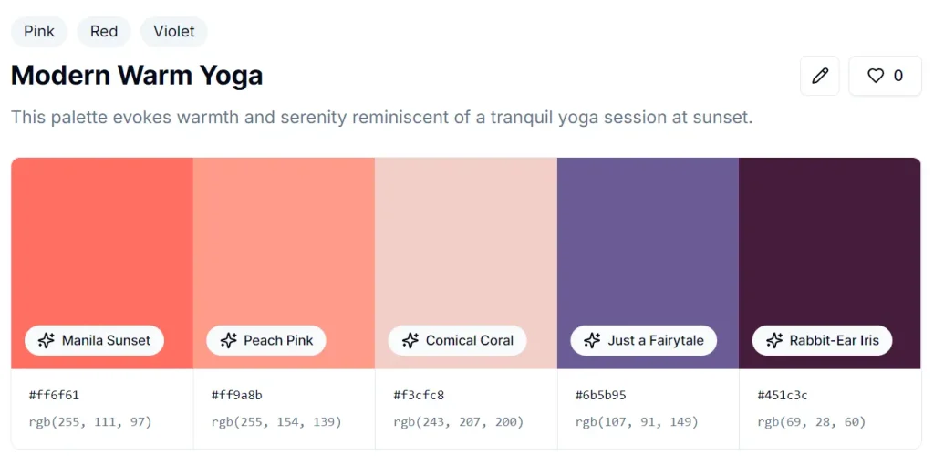 Free AI Generates Color Schemes with HEX/RGB/CSS Codes - ColorCrawler