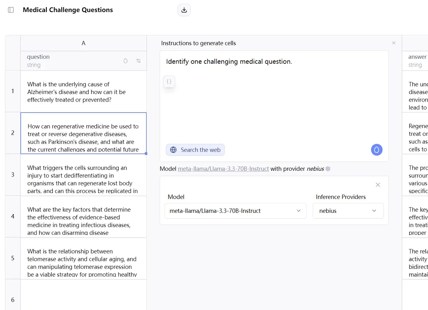 Create and Enrich Spreadsheets with Free AI - Hugging Face Sheets