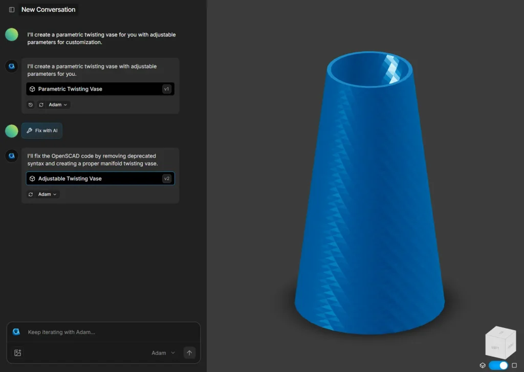 Free AI Text-to-3D & Image-to-3D Model Generator - CADAM