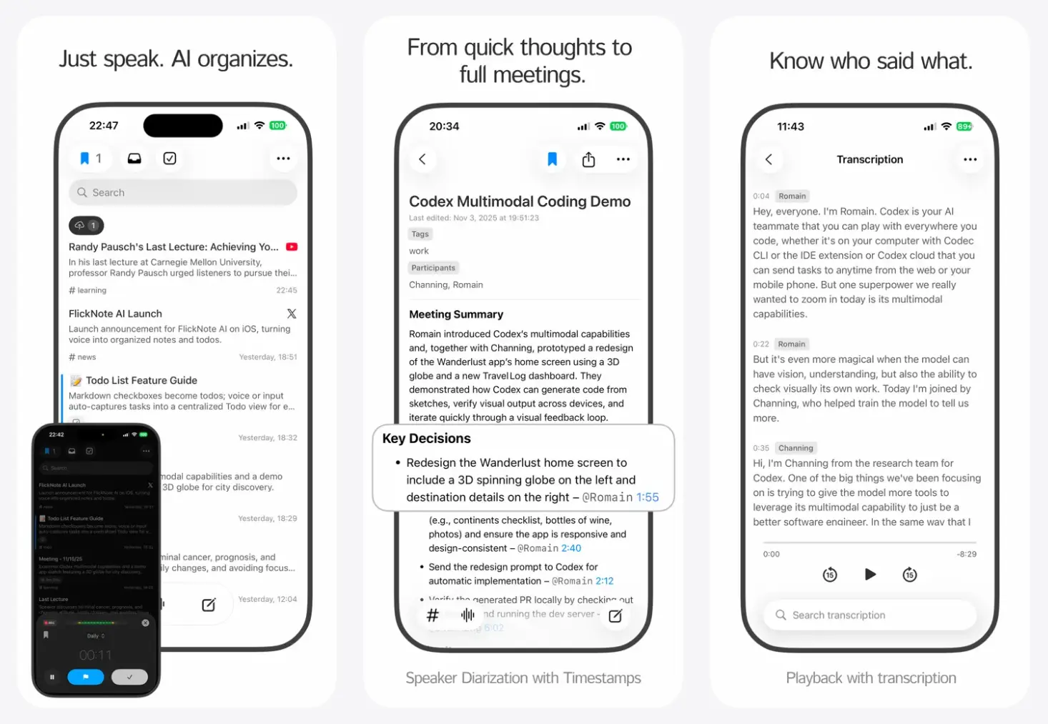 Free AI Voice Notes That Sync Everywhere - FlickNote App