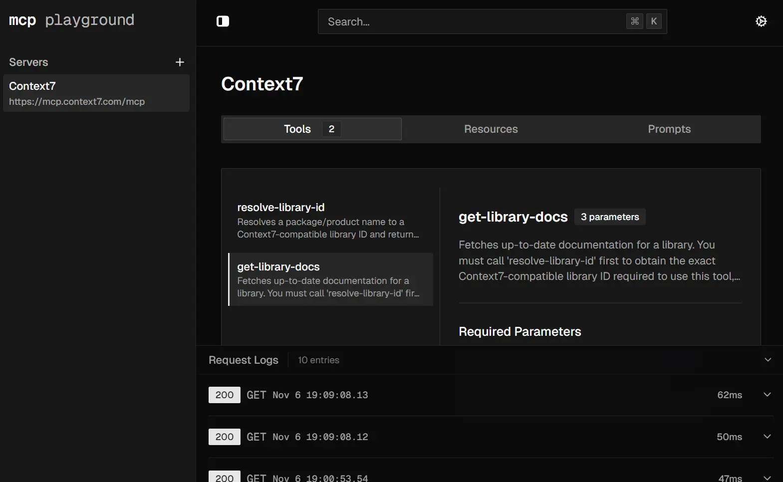 Free Web-based MCP Server Inspector and Debugger - MCP Playground